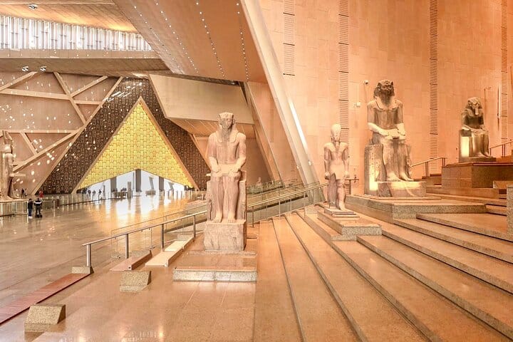 Grand Egyptian Museum and Pyramids of Giza tour from Sharm by Bus