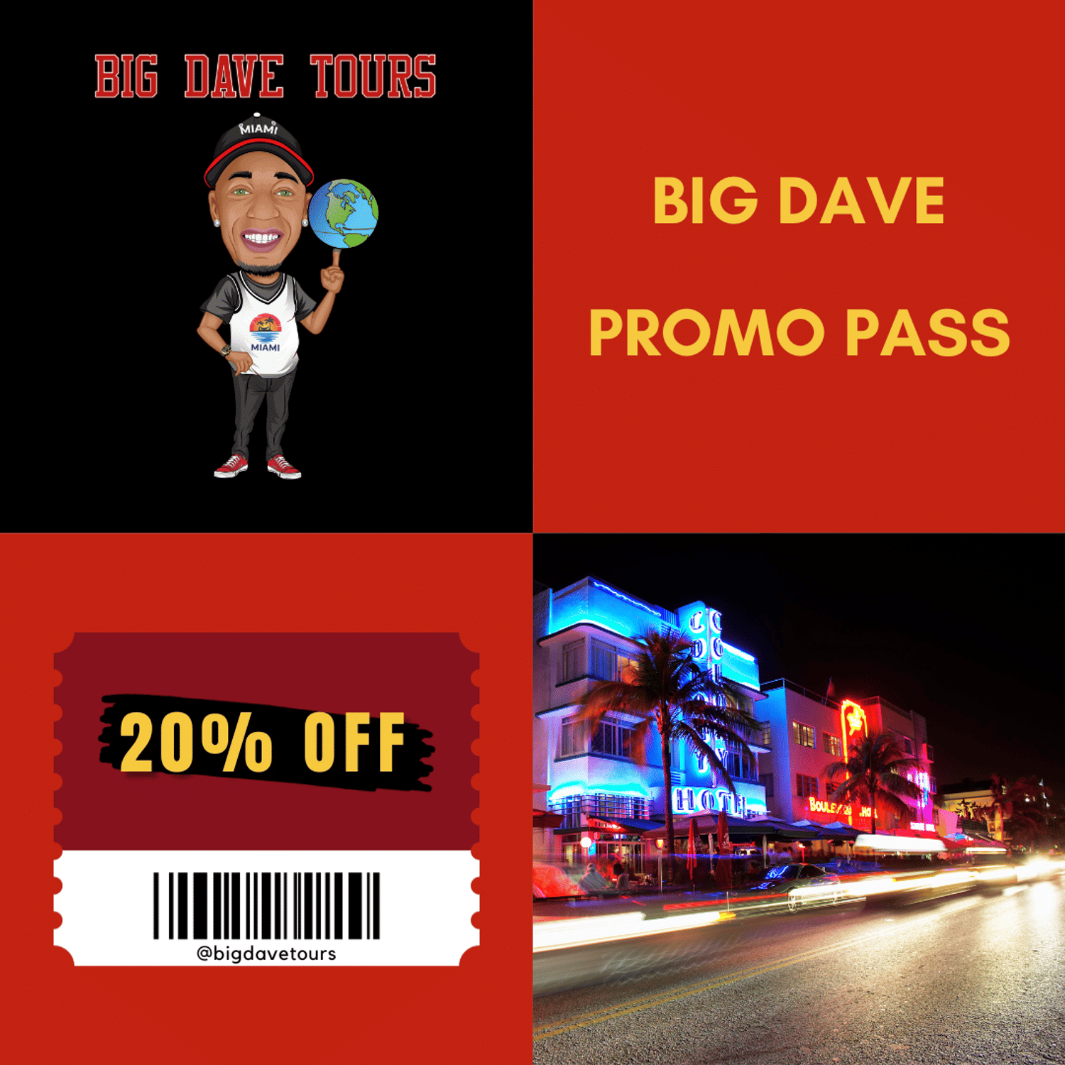 Big Dave Promo Pass