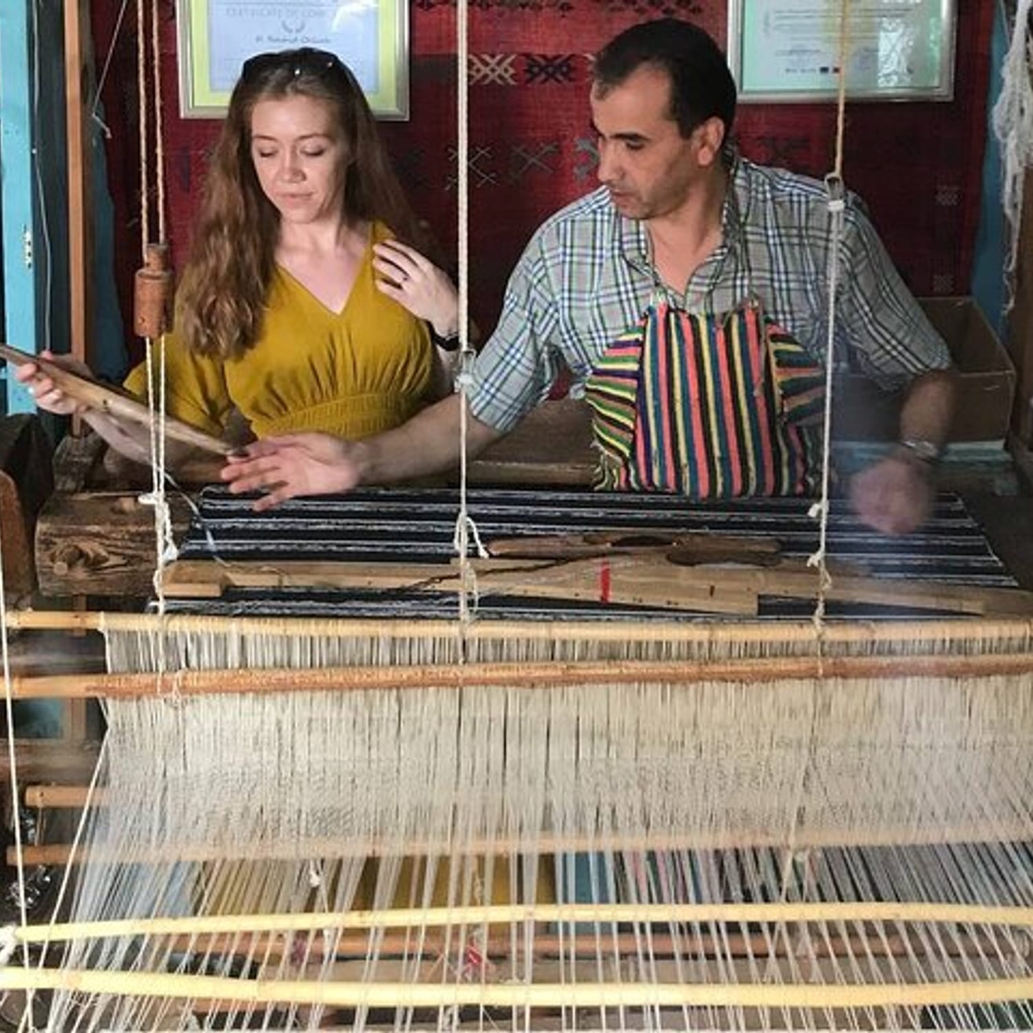 Wool Weaving Workshop in Chefchaouen