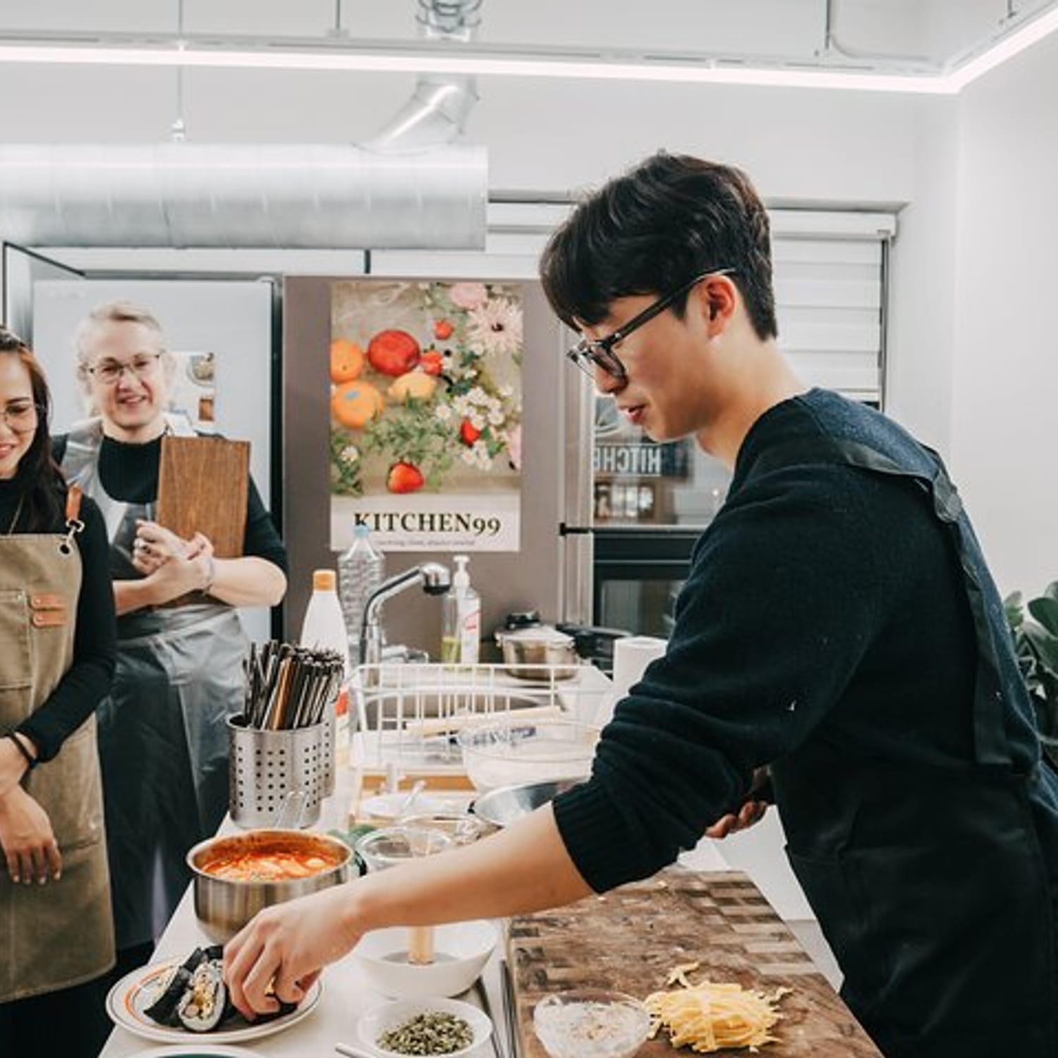 Korea Cooking Class with 3 stars Michelin Chef & Content creators