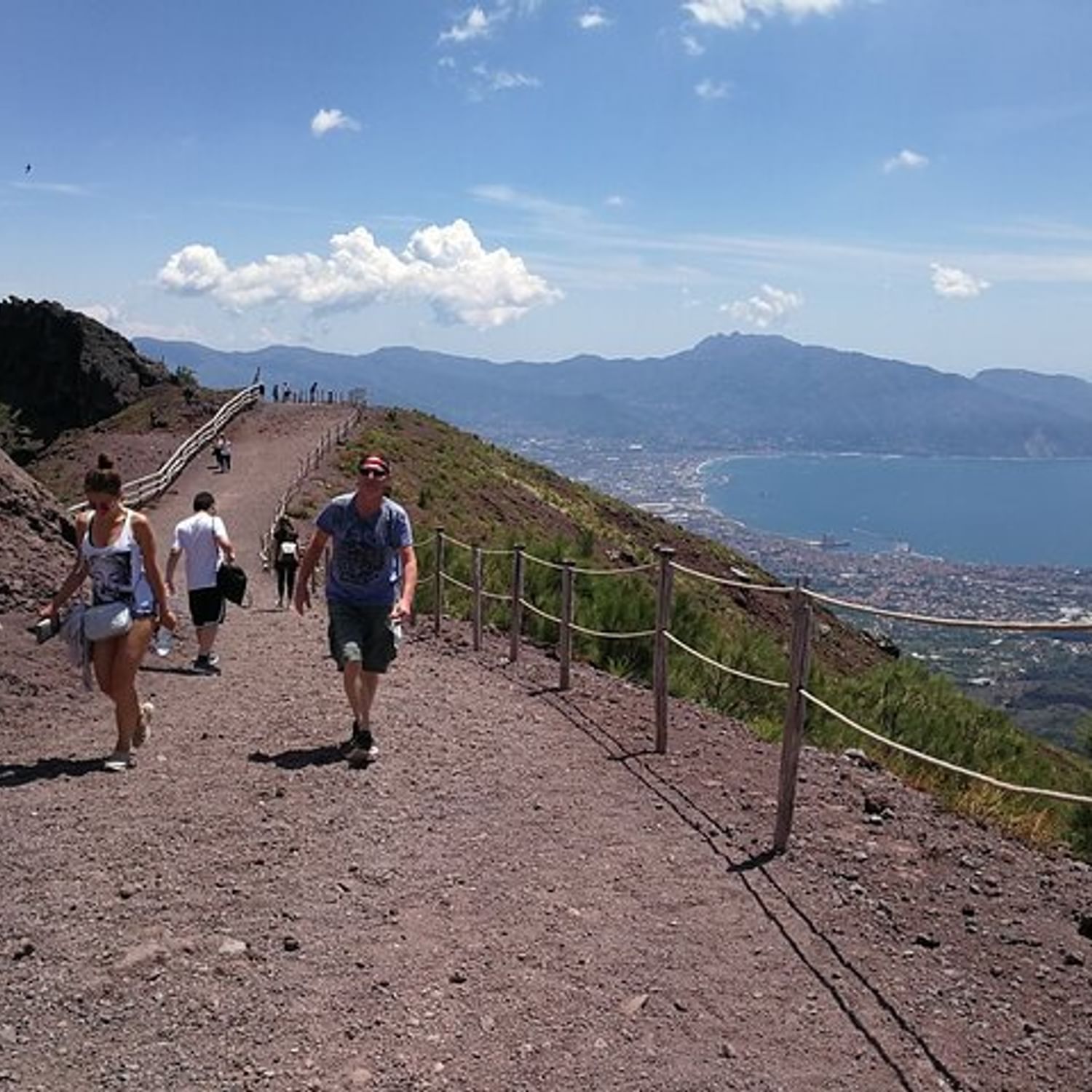 Shore excursion Vesuvius and Pompeii site.