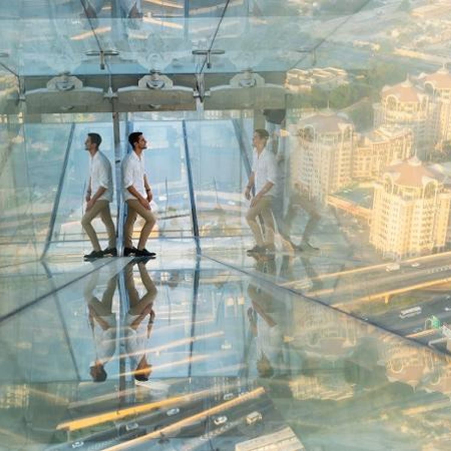 Sky View + Glass Slide