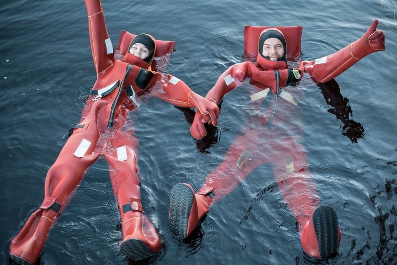 Aurora Arctic Ice Floating with Nordic Adventures - Visit Rovaniemi