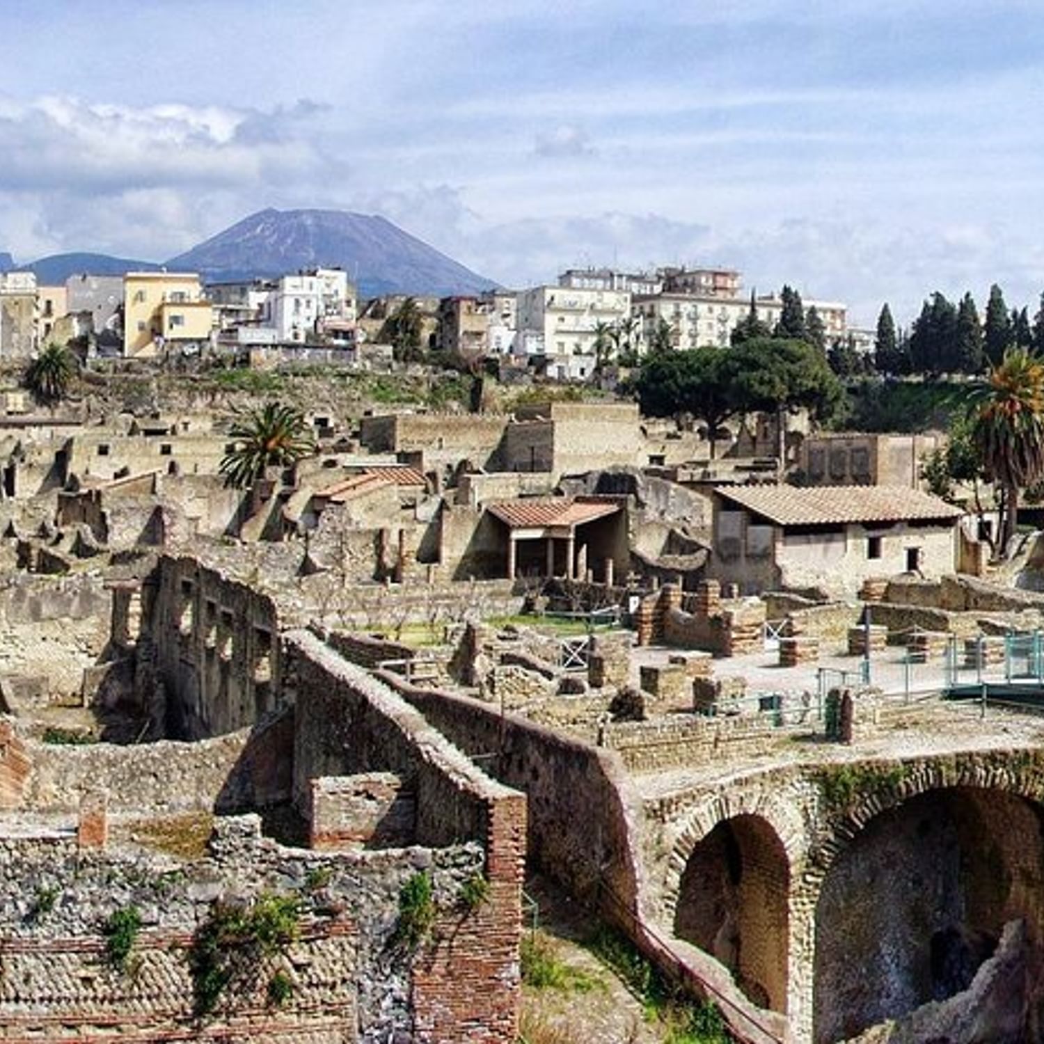Shore excursion of Pompeii, Vesuvius, Herculaneum.