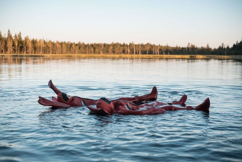 Aurora Arctic Ice Floating with Nordic Adventures - Visit Rovaniemi