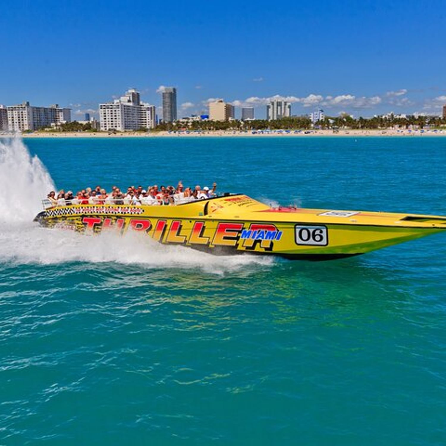 Speed Boat on Biscayne Bay Thriller