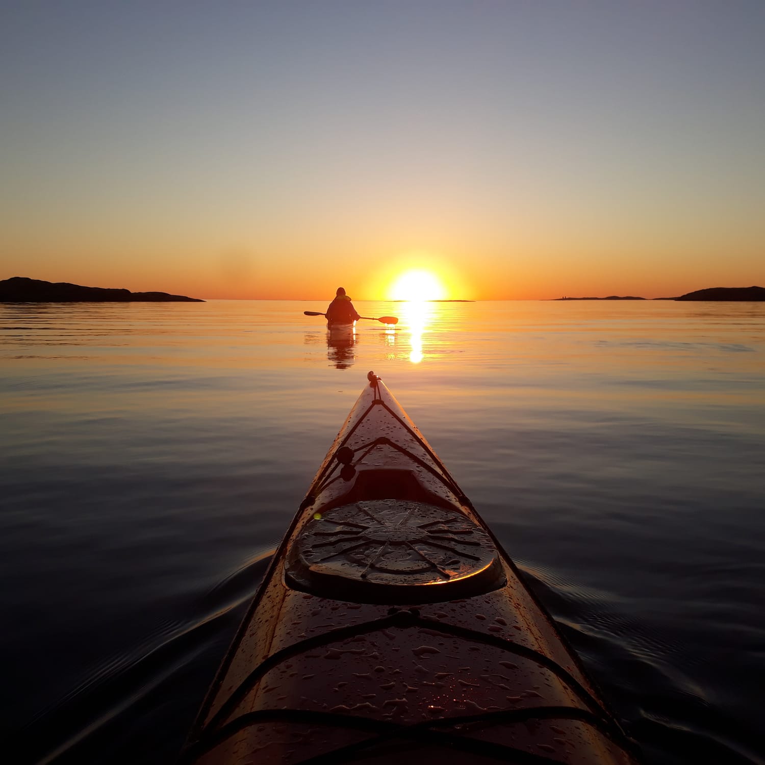 Sunset kayak tour