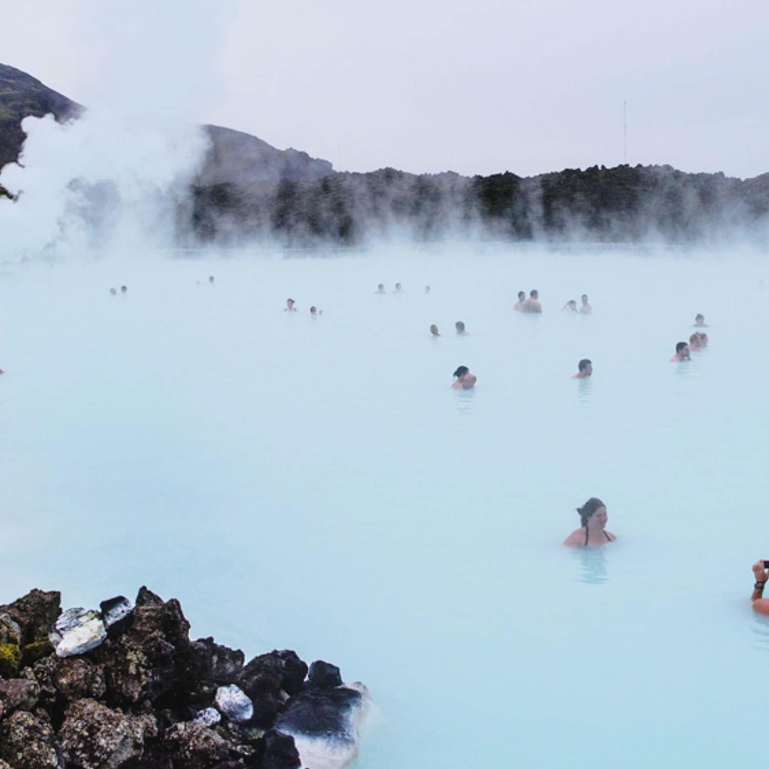 Volcano Eruption Site & Blue Lagoon Admission Tour