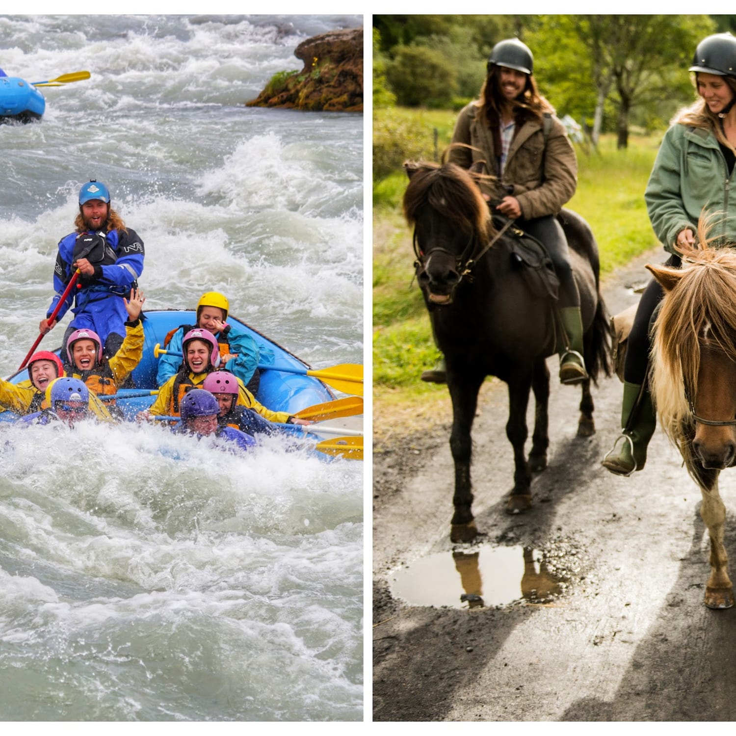 Rafting and Riding