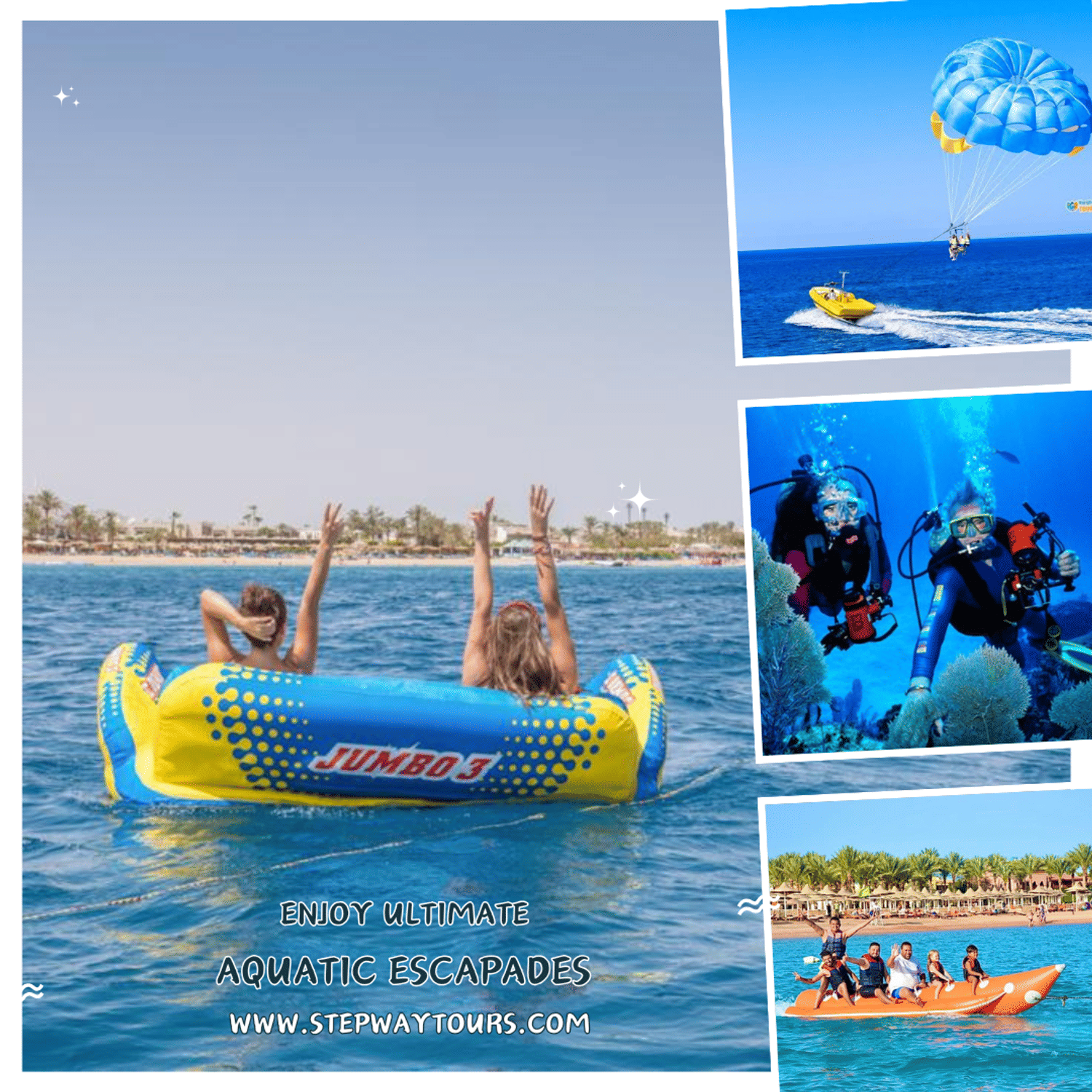 Parasailing, Diving, Banana & Tube Boat Rides! “Enjoy Ultimate Aquatic ...