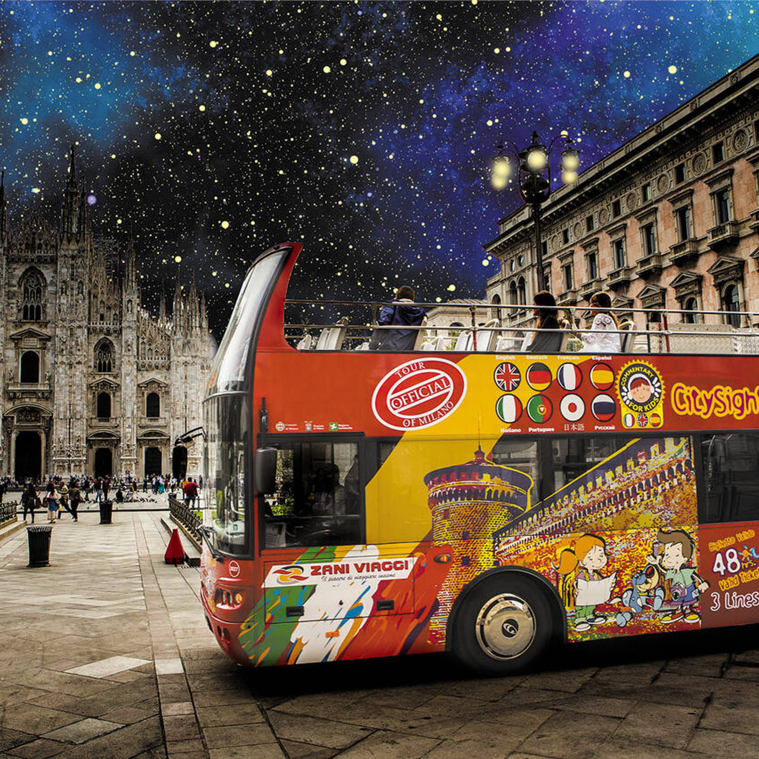City Sightseeing Milan Hop-On Hop-Off Bus Tour