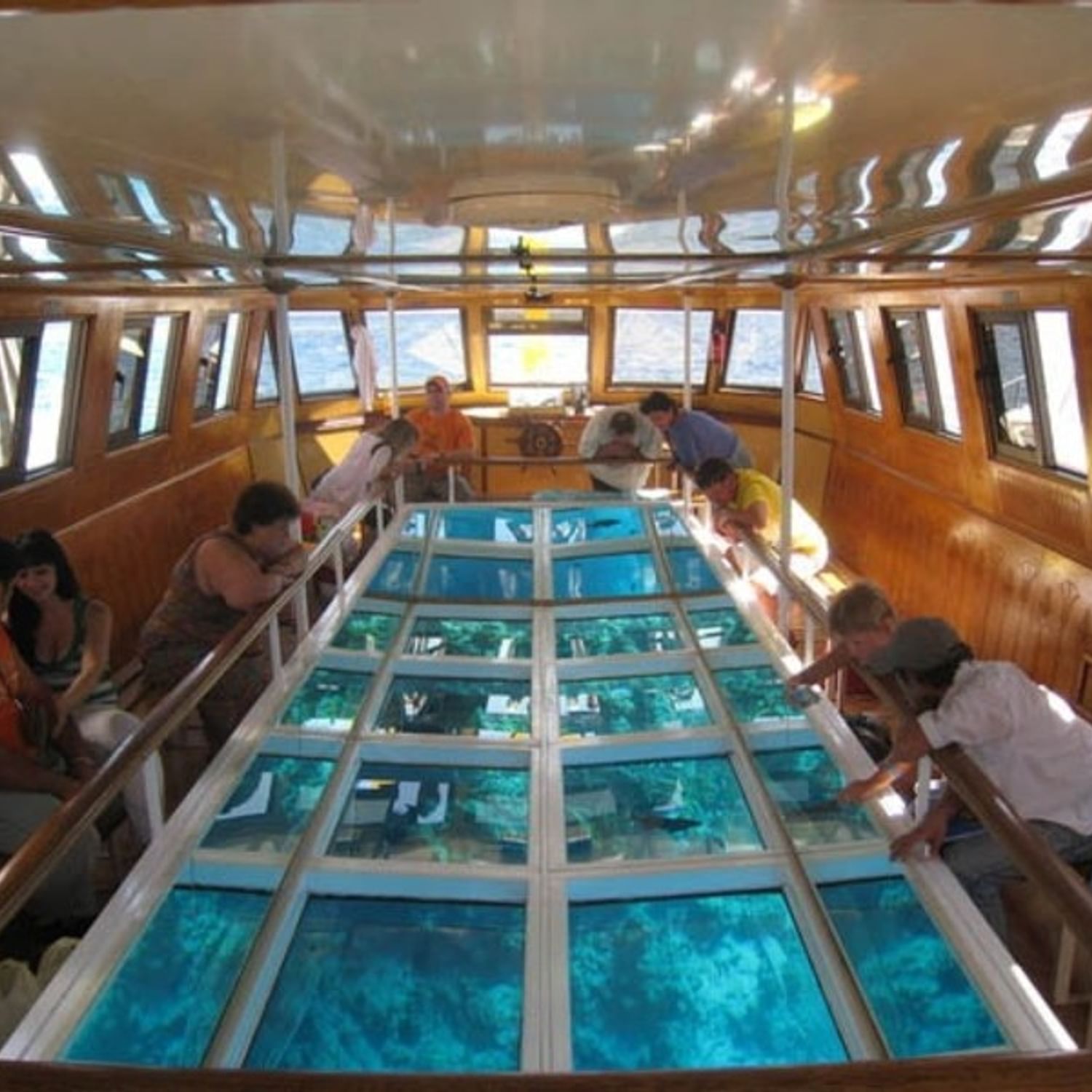 Recorrido privado en barco con fondo de cristal: explore las maravillas ...