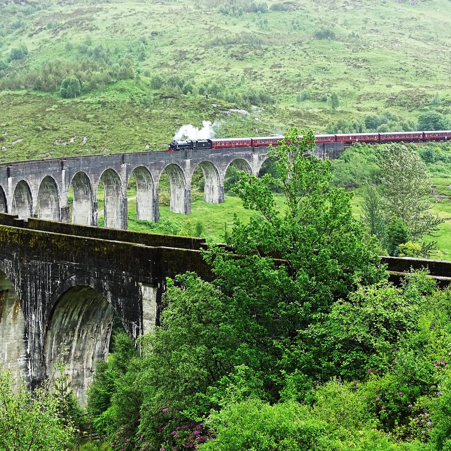 From East Lothian: Glenfinnan Viaduct, Glencoe & Fort William