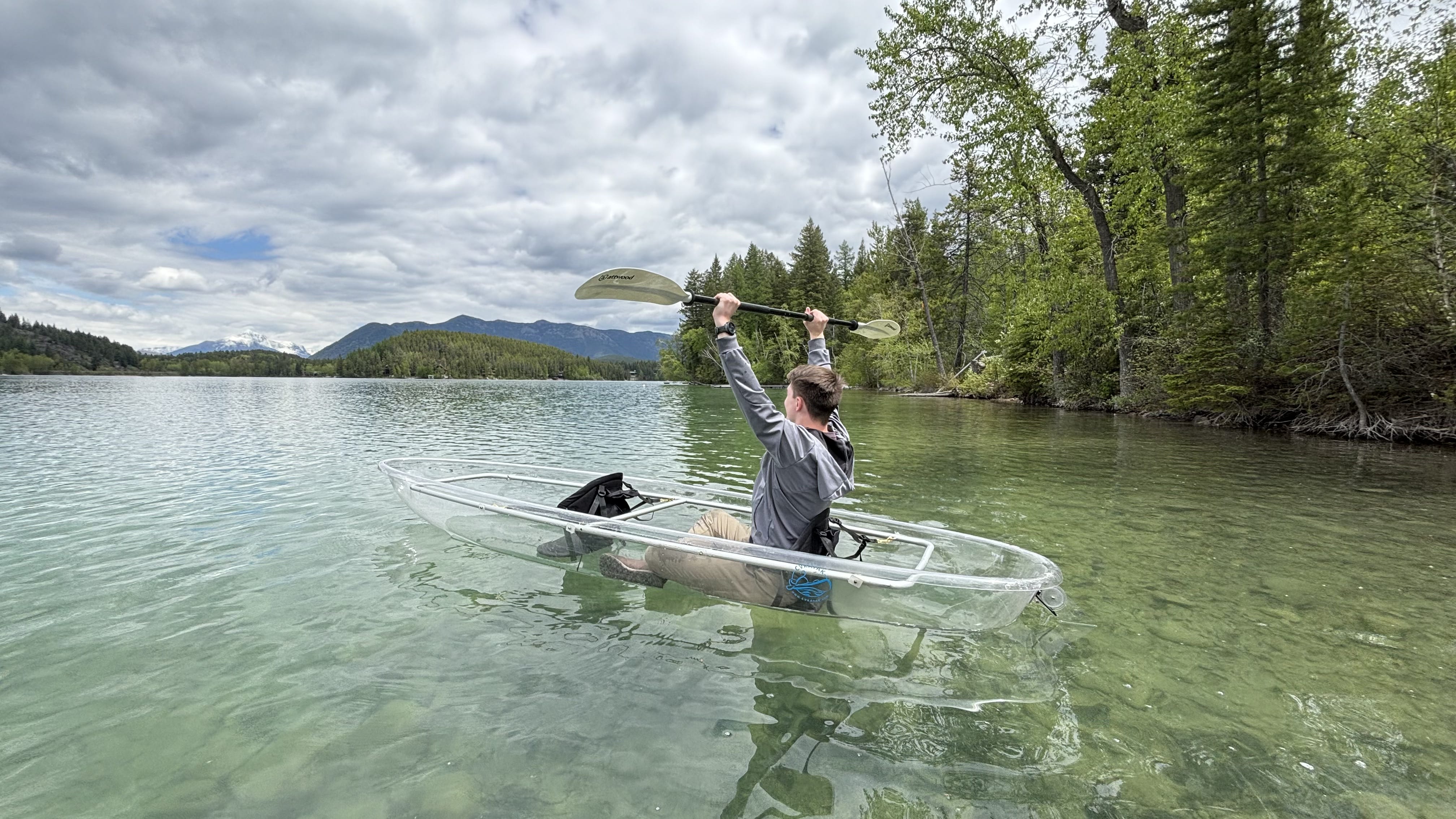 Somers Bay Clear Kayak Tour //Flathead Lake//